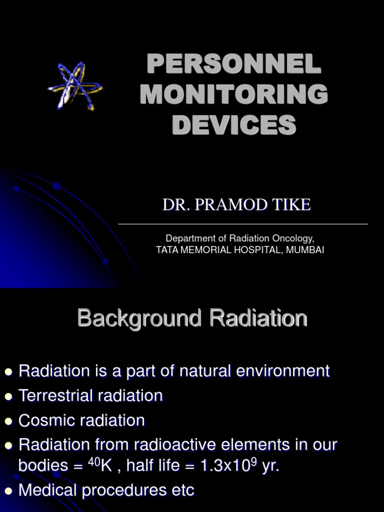 Personnel Monitoring Devices Overview | PDF | Ionizing Radiation ...