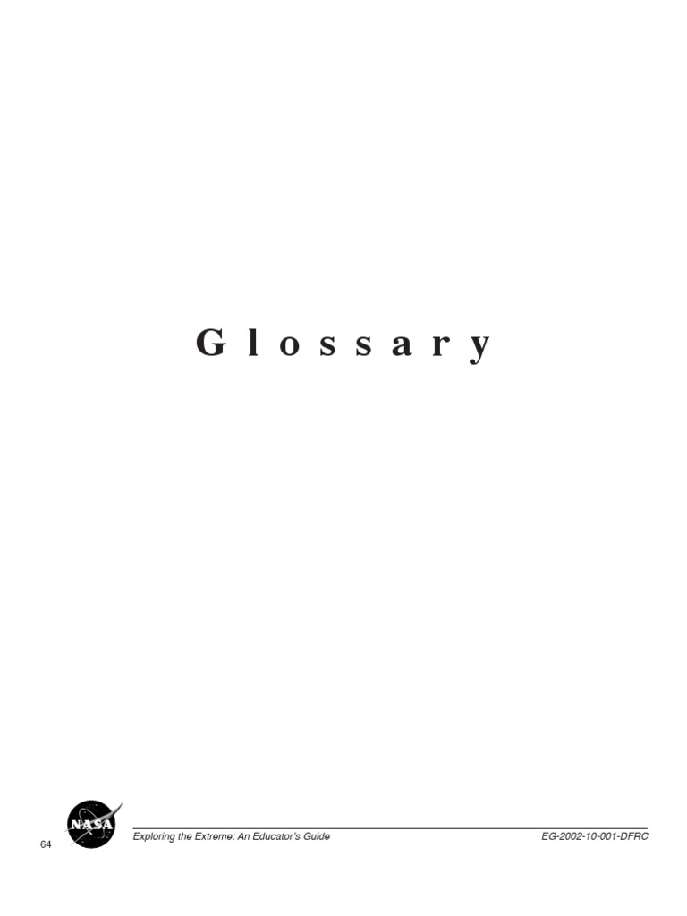 Aerodynamics and Stability Glossary PDF | PDF | Flight Control Surfaces ...