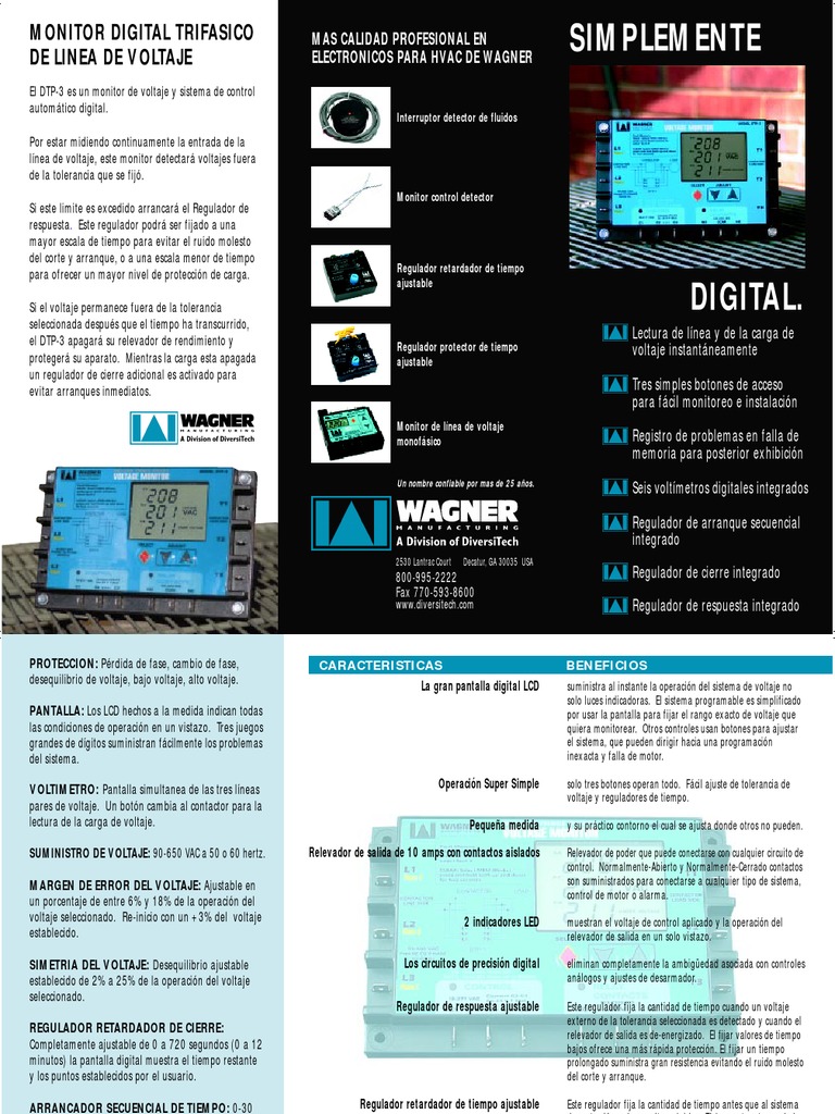 Dtp-3 Flyer (Trifasico) | Descargar gratis PDF | Memoria del ordenador ...