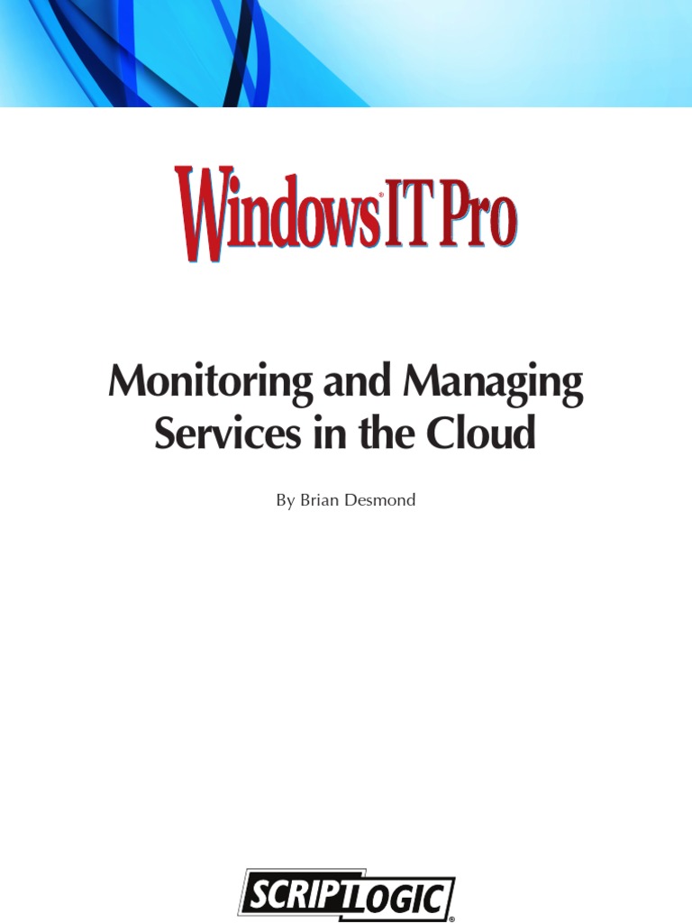 Monitoring and Managing Services in The Cloud: by Brian Desmond | Download Free PDF ...