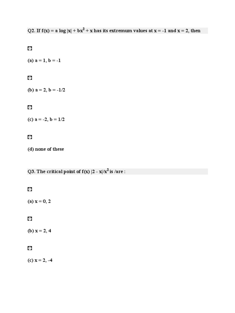 Problemm Math | PDF | Maxima And Minima | Mathematical Optimization