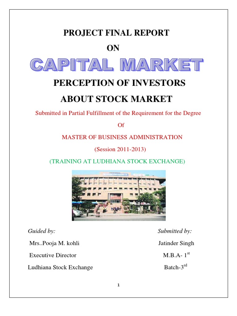 Capital Market | Download Free PDF | Futures Contract | Stocks