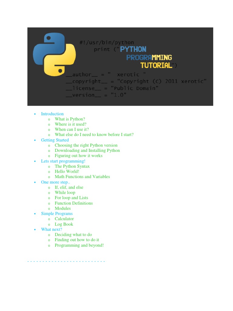Python | Download Free PDF | Control Flow | Python (Programming Language)
