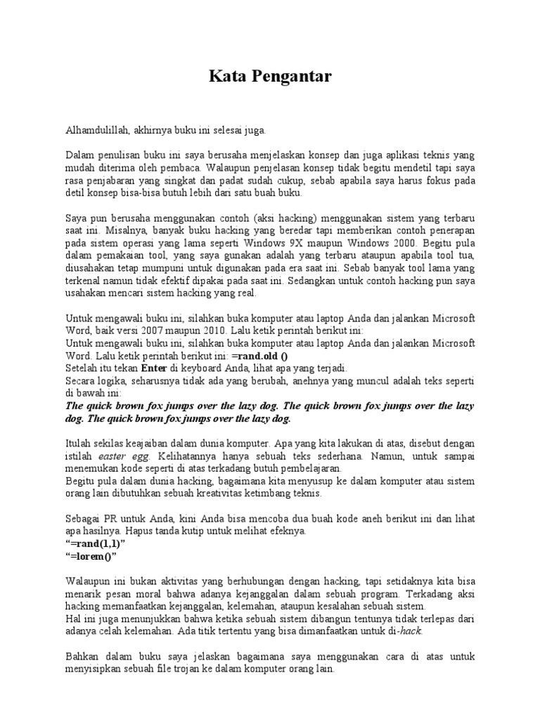 Buku Sakti Hacker | PDF