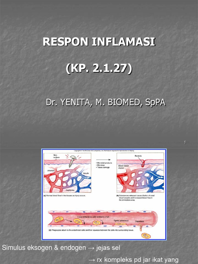 Respon Inflamasi, KP 2.1.27 | PDF | Sains & Matematika
