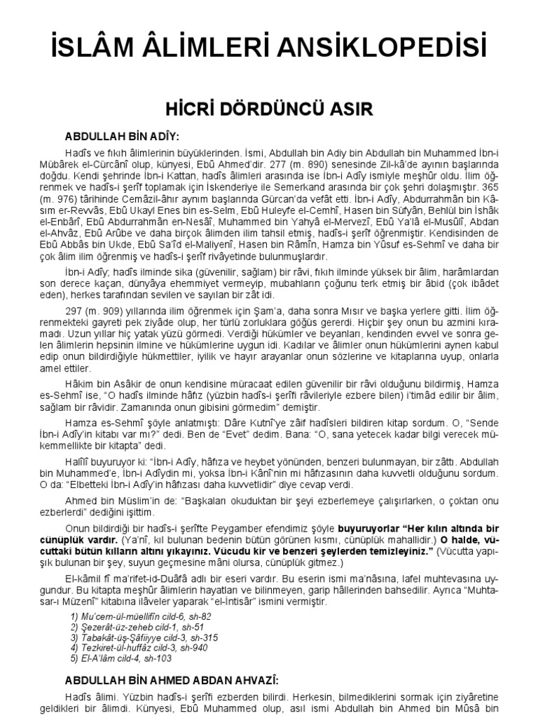 Islam Alim Leri 4 | PDF