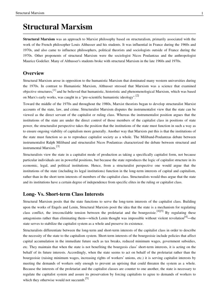 Structural Marxism | Philosophical Theories | Movements