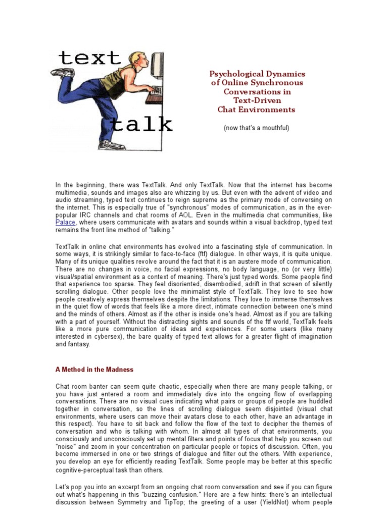 Psychological - Dynamics.of - Online.synchronous - Conversations.in ...