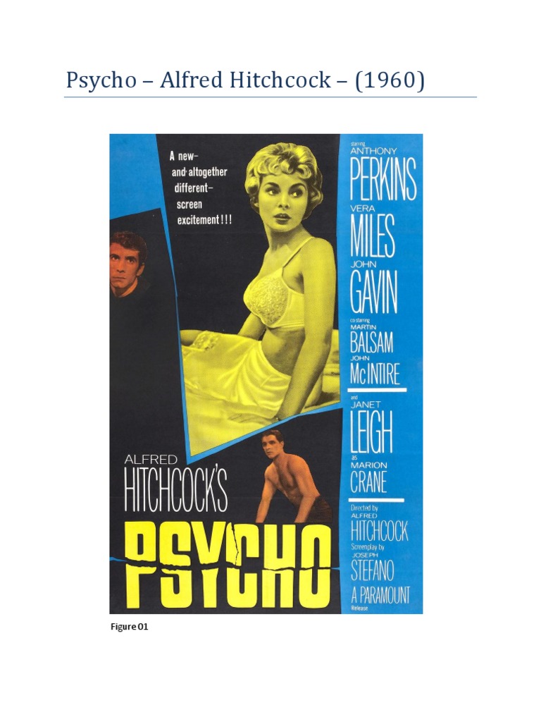 Psycho - Alfred Hitchcock - (1960) | PDF | Alfred Hitchcock | Entertainment