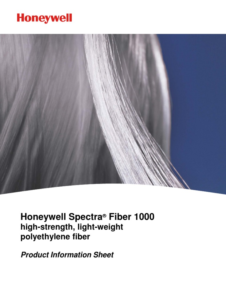 PP AFC Honeywell Spectra Fiber 1000 Product Information Sheet | PDF ...