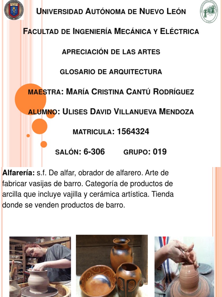 Glosario de Arquitectura | PDF