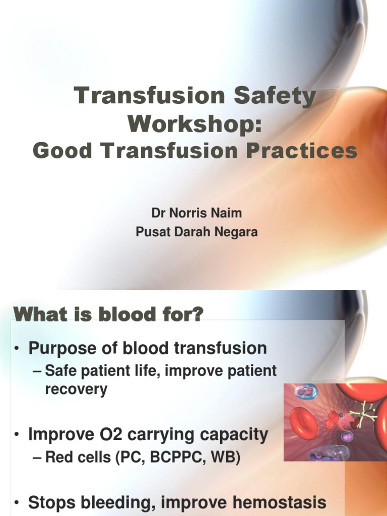 Transfusion Safety Best Practices | PDF | Blood Transfusion | Blood