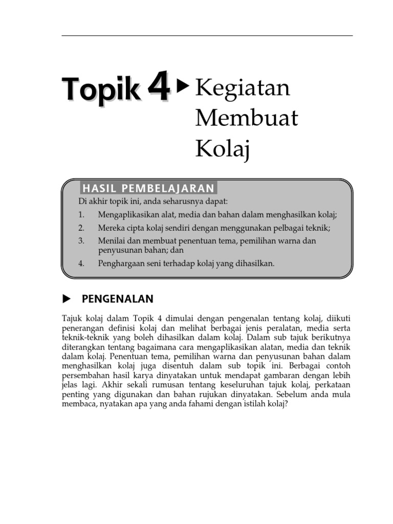 Kolaj | PDF | Seni