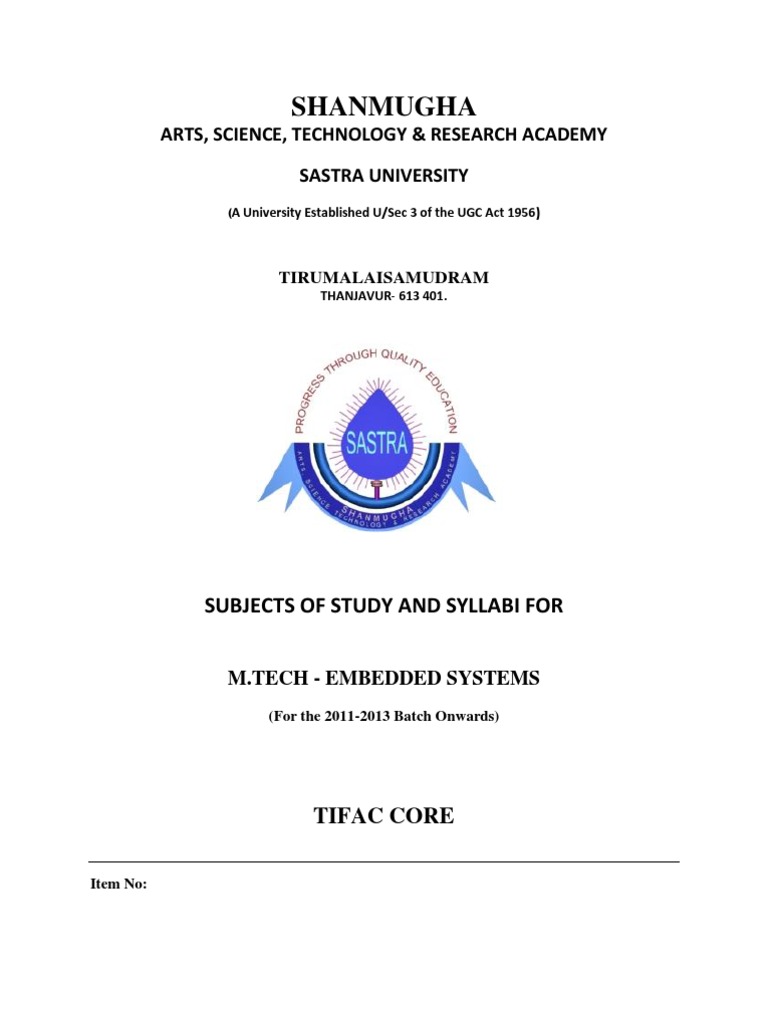 MEBD Embedded Systems Scheme With Syllabus - 2011 | PDF | Embedded System | Arm Architecture
