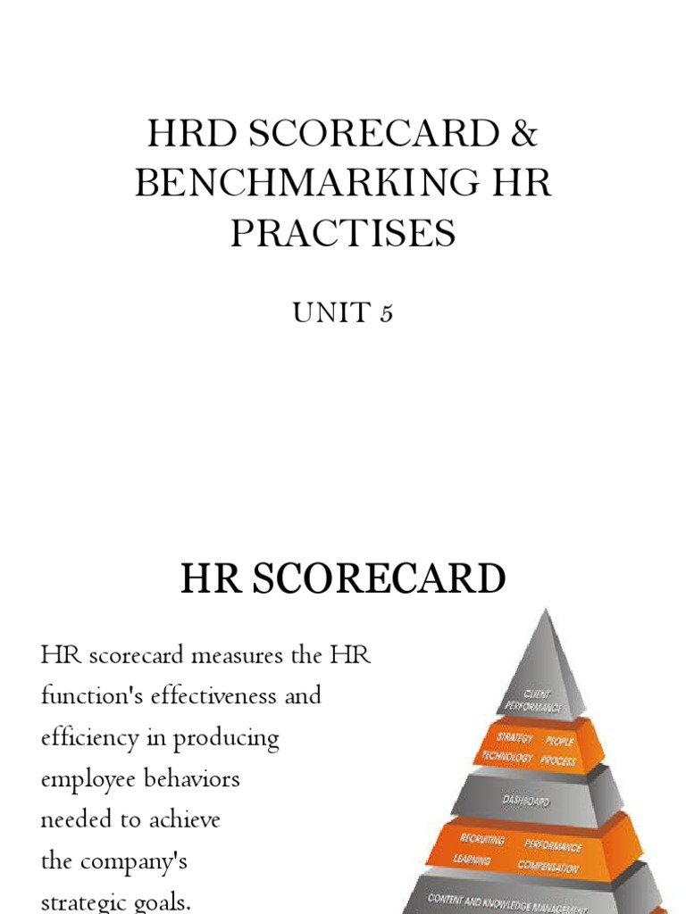 HRD Scorecard, Benchmarking | Benchmarking | Human Resource Management
