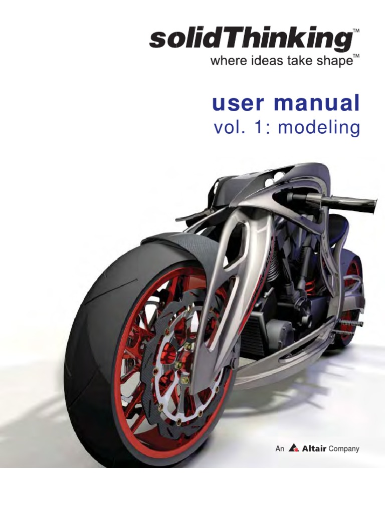 Solidthinking 80 Vol1 Modeling Eng | PDF | Computers