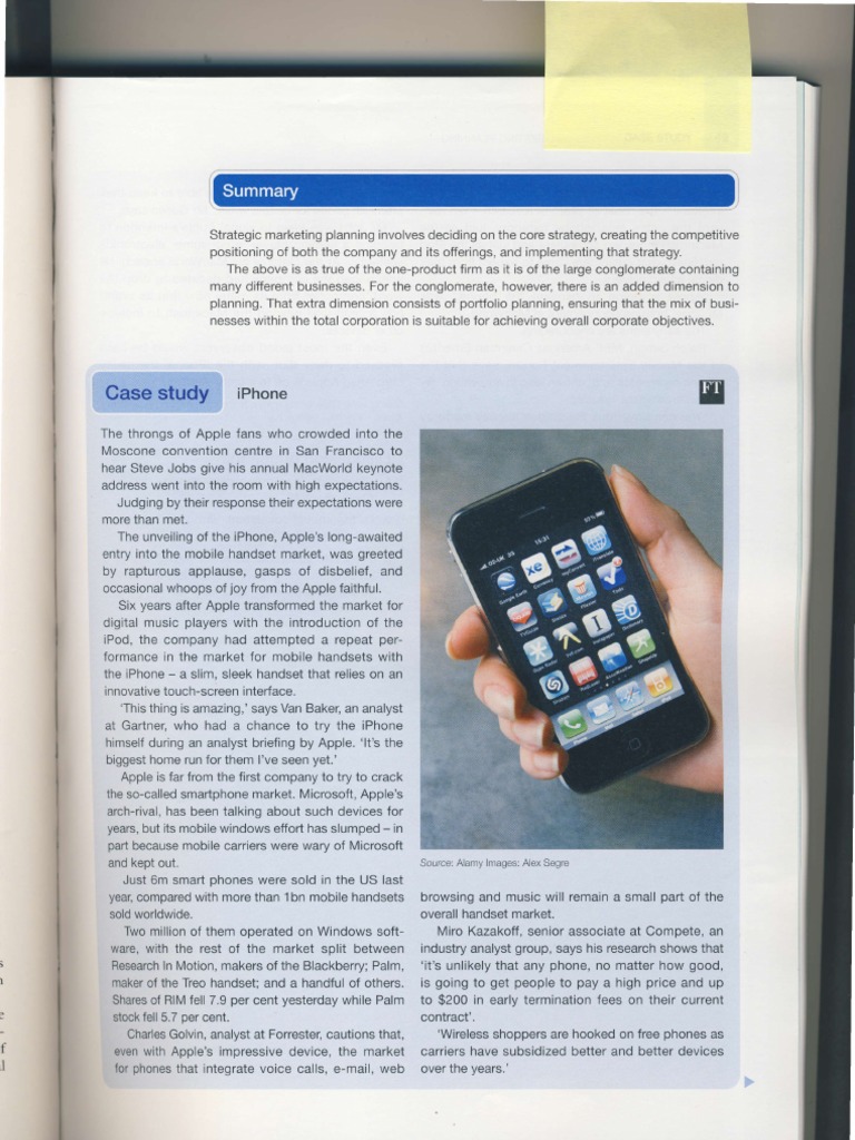 Iphone Case Study | PDF | I Phone | Apple Inc.