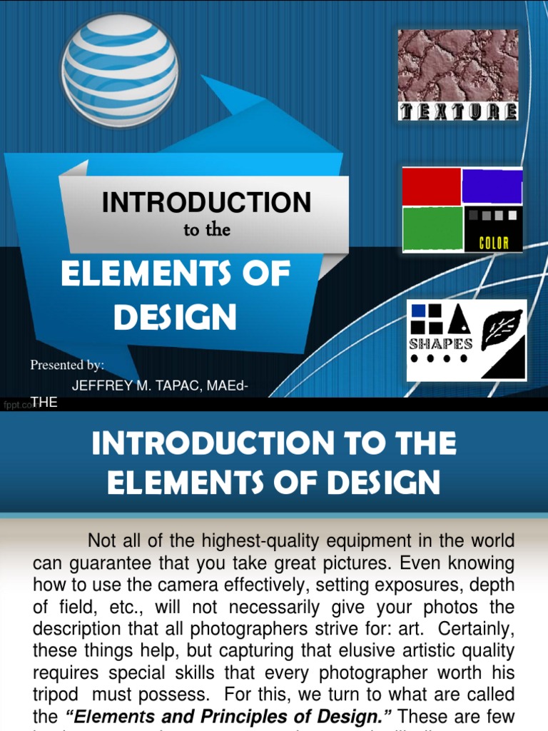 Introduction To The Elements of Design | PDF | Line (Geometry) | Shape