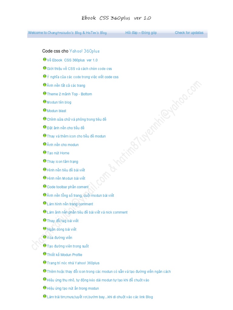 Ebook CSS 360plus | PDF