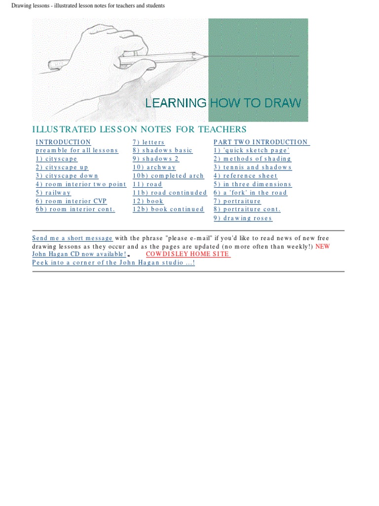 (Ebook - PDF - Graphic Design) - Learn How To Draw | PDF