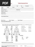 Physical Assessment Form | PDF | Anatomical Terms Of Motion | Limbs ...