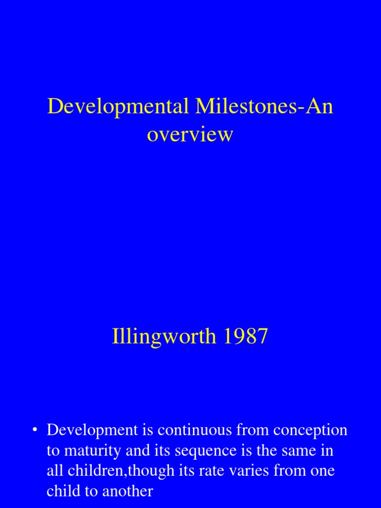 Child Development Milestones Guide | PDF | Self-Improvement | Lifestyle