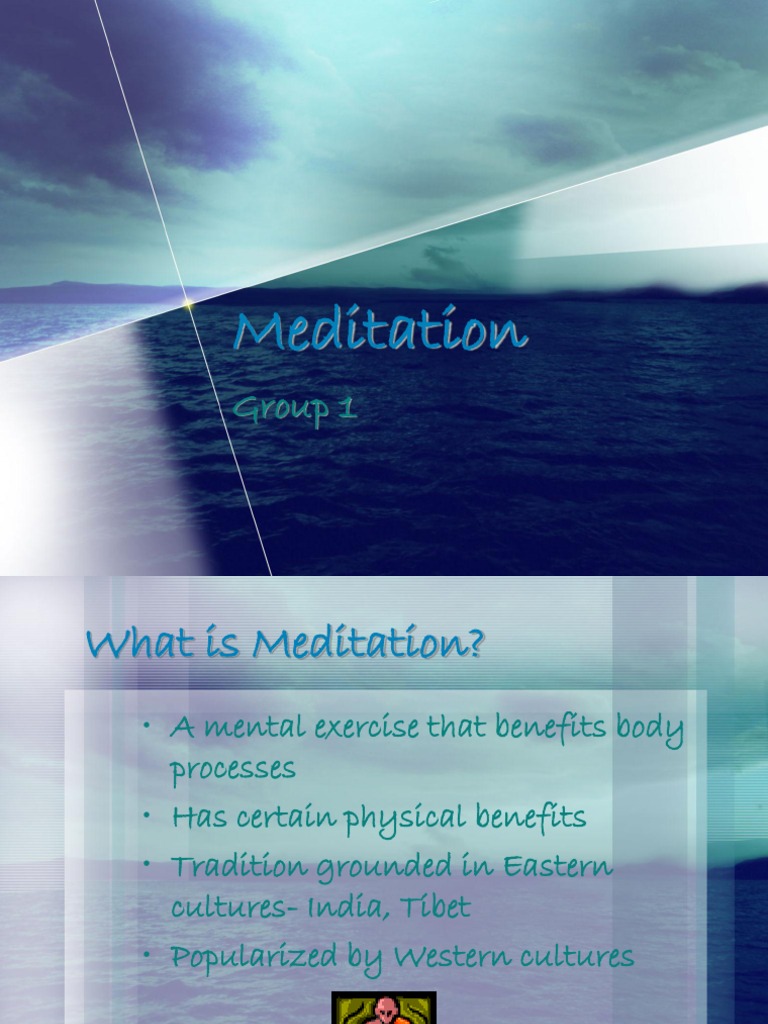 An Overview of Meditation Techniques and Benefits | PDF | Meditation | Yoga
