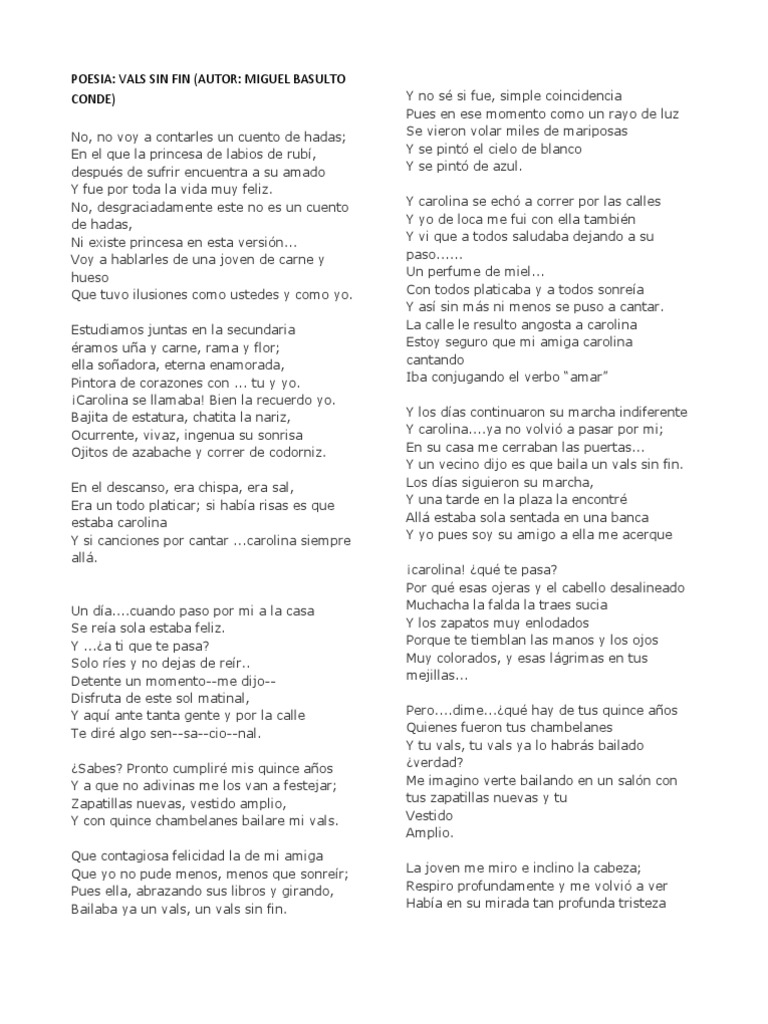 Vals Sin Fin | PDF | Ocio