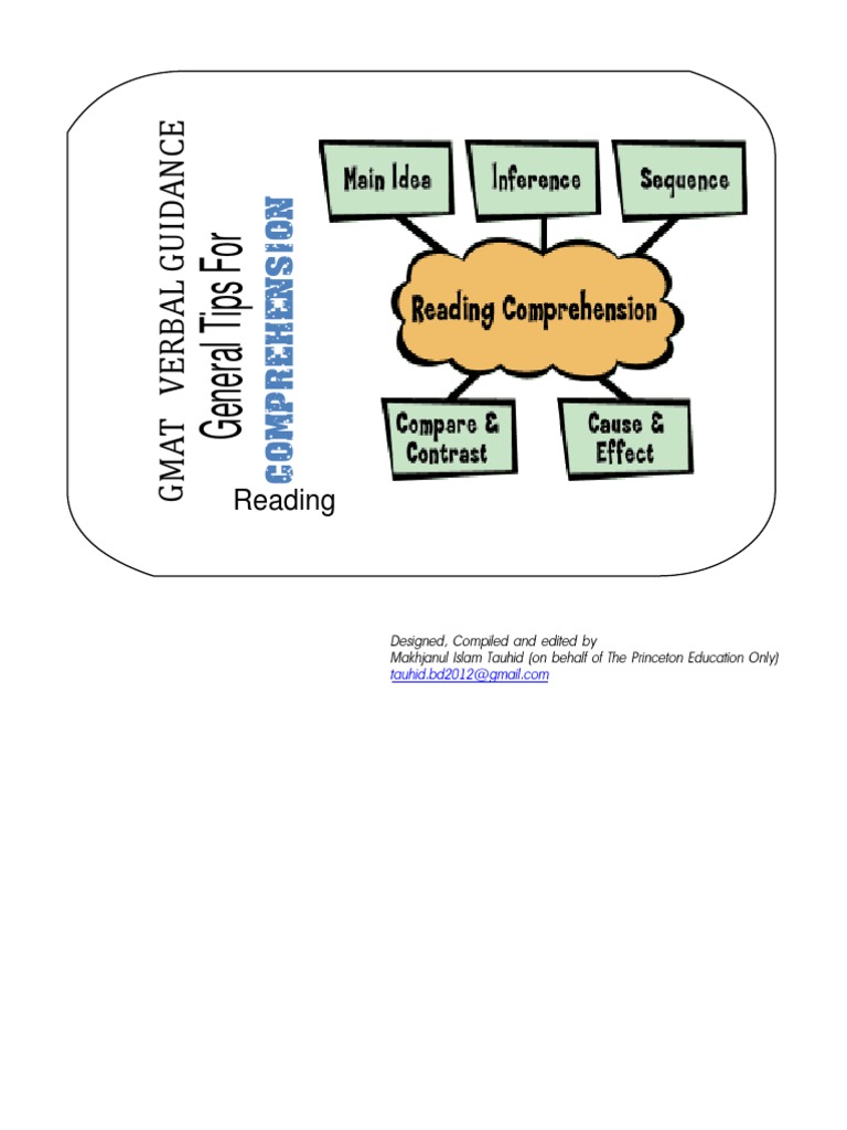 General Tips For GMAT Reading Comphrehension | PDF | Graduate ...