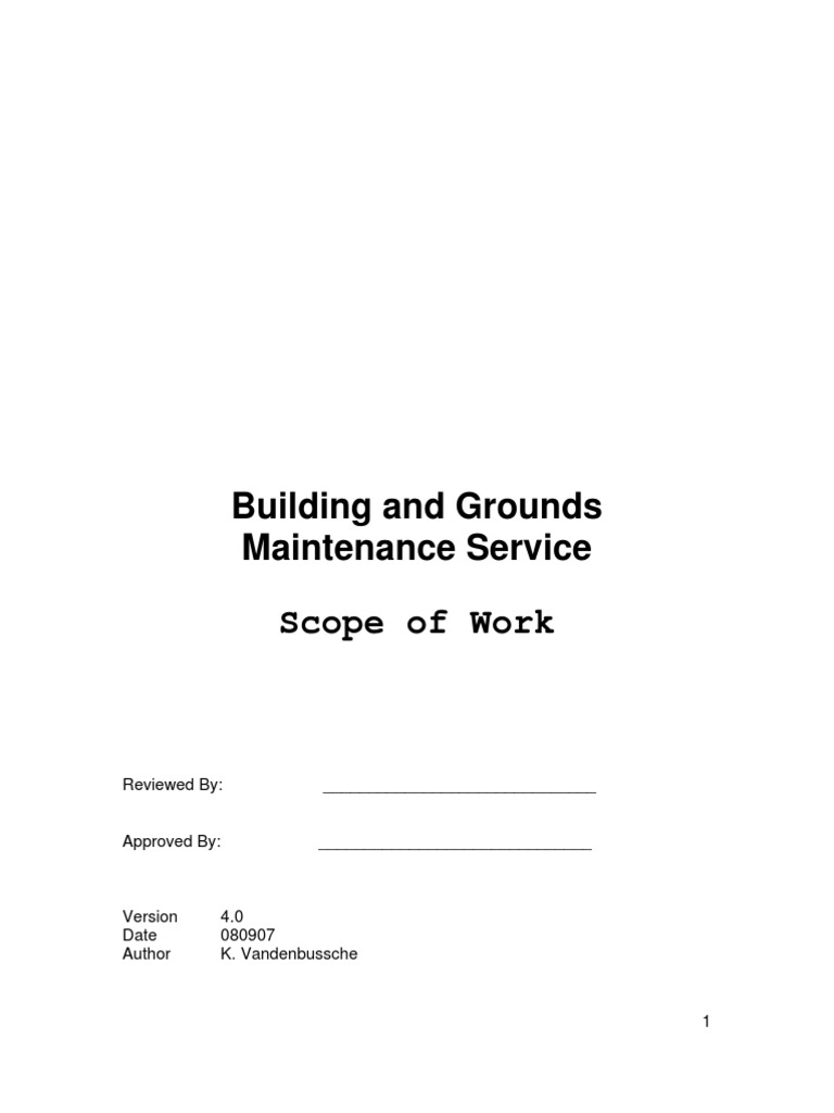 Master Building Maintenance Service | PDF | Lighting | Employment