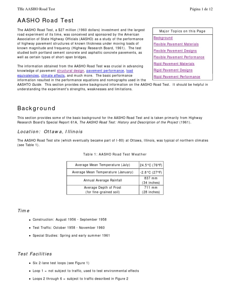 Aasho Road Test | PDF | Road Surface | Road