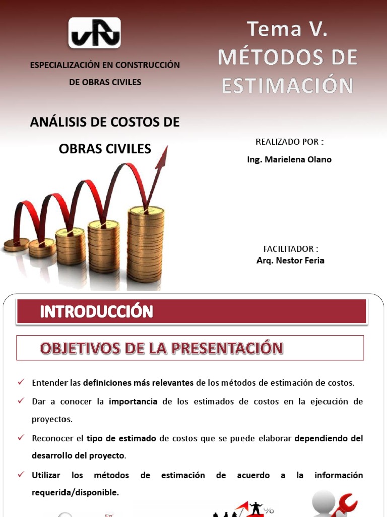 Analisis de Costos de Obras. Metodos de Estimacion | Descargar gratis ...