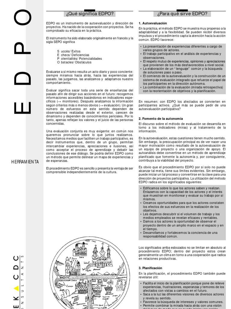 EDPO | PDF | Planificación | Cooperación