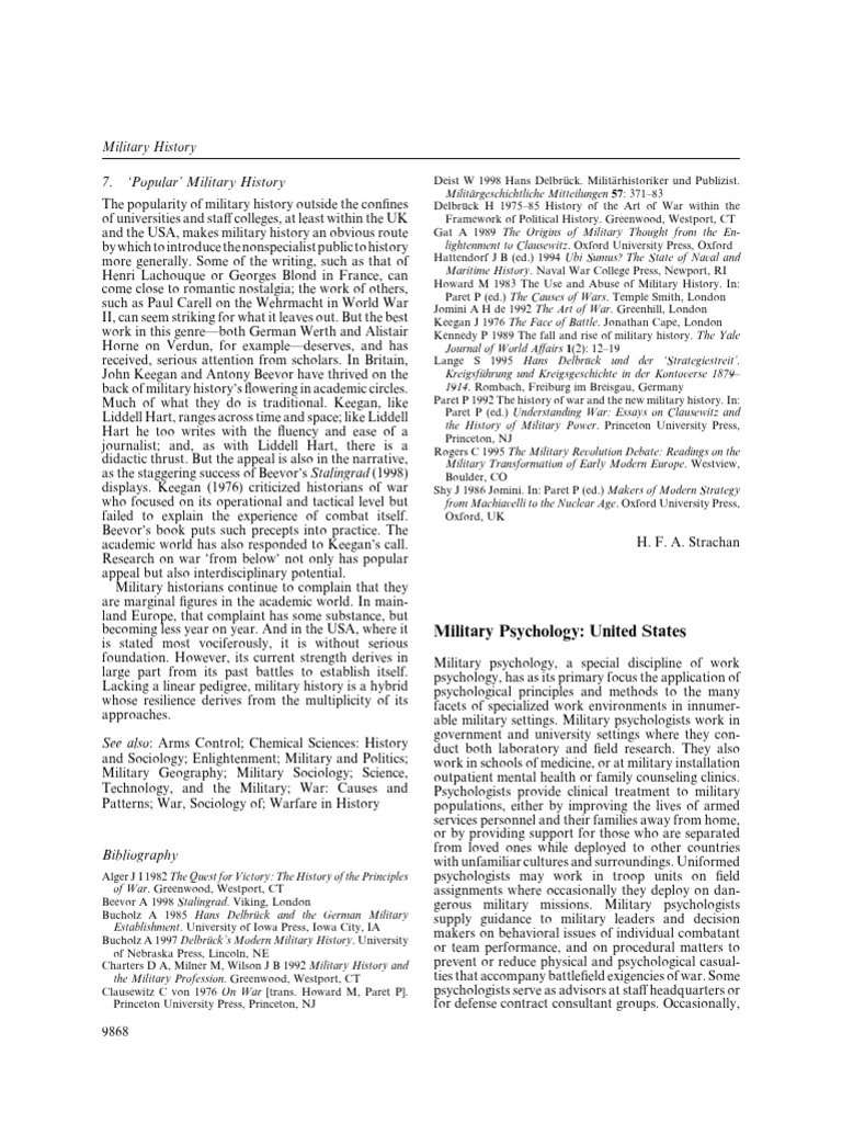 Military & Psychology - USA | PDF | Human Factors And Ergonomics ...