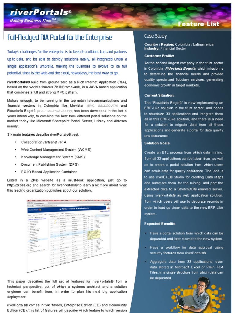 Full-Fledged RIA Portal For The Enterprise: Feature List | PDF | Rich ...