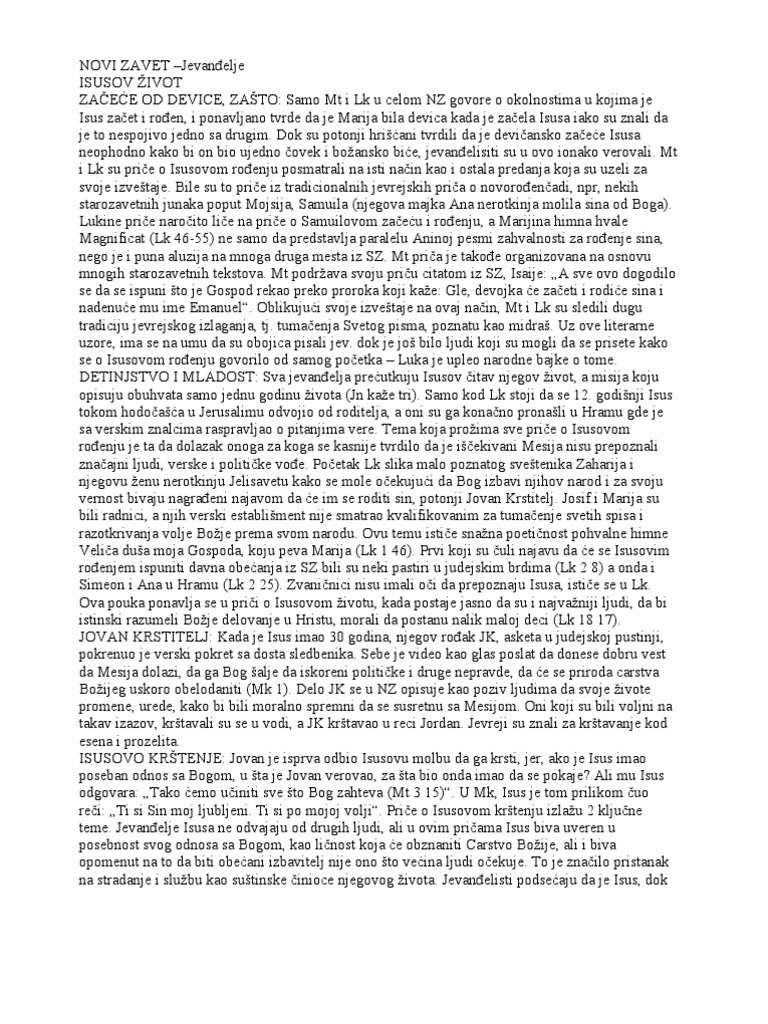Novi Zavet | PDF