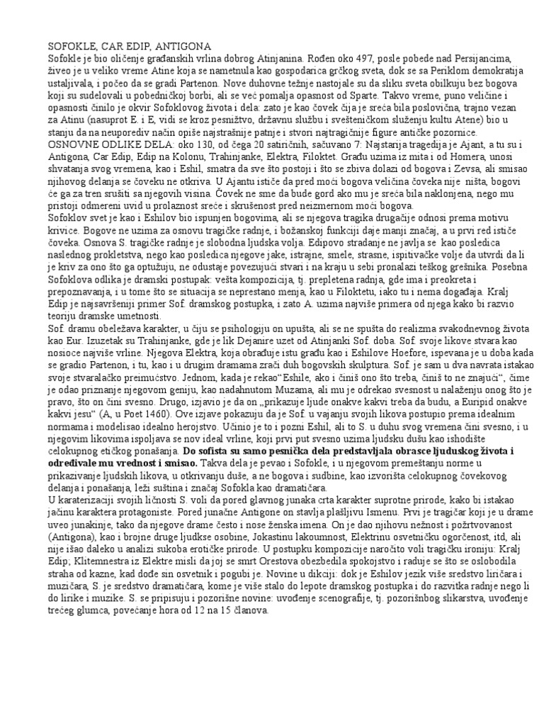 SOFOKLE | PDF