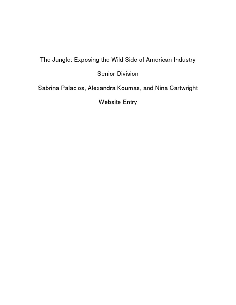 The Jungle | PDF | The Jungle | Upton Sinclair