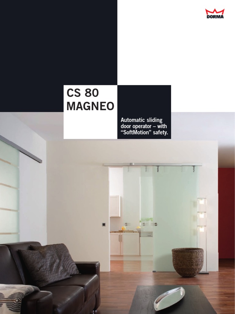 Dorma - Cs 80 Magneto | PDF | Door | Magnet