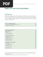Military Radio Voice Procedure Guide | PDF | Speech | Alphabet