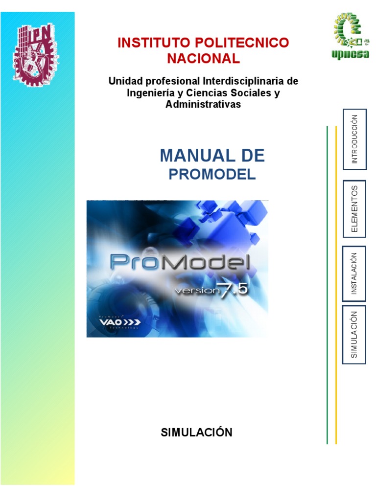 Manual Promodel Sim | PDF | Simulación | Información