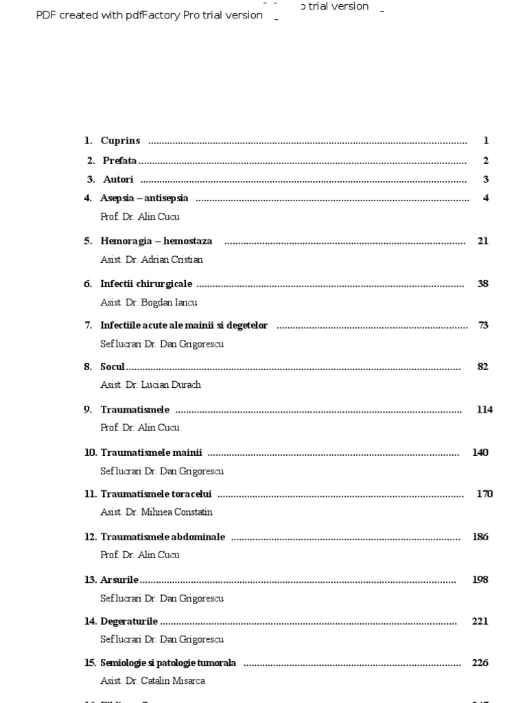Semiologie Chirurgicala Prof 1 1 DR Alin Cucu | PDF