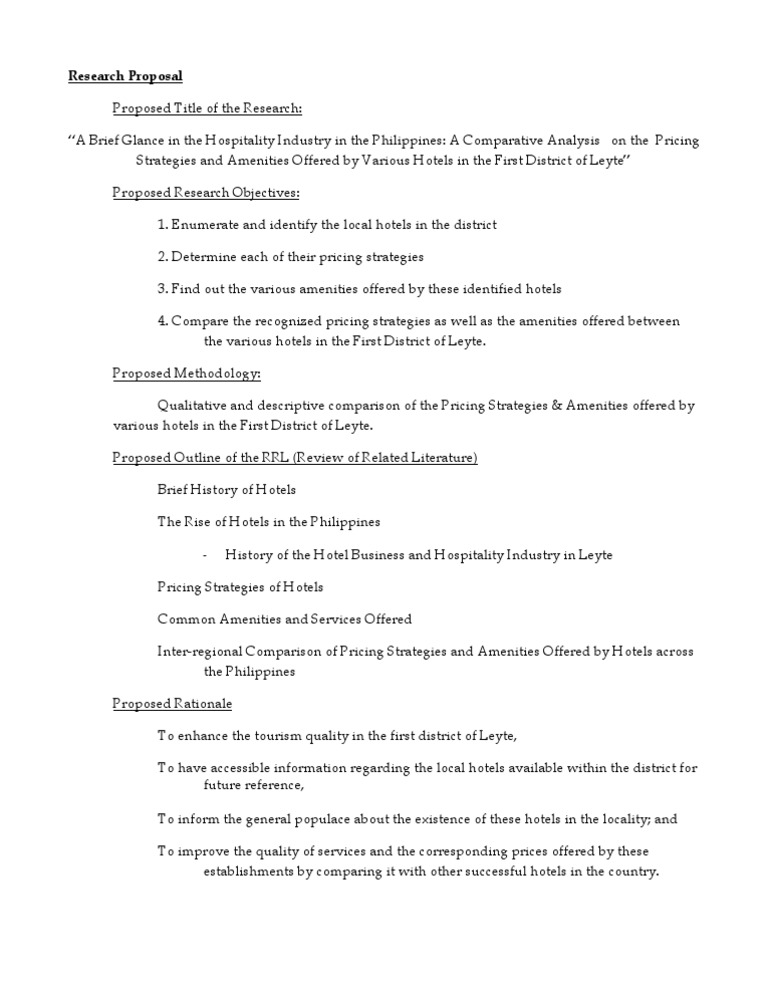 Sample: Research Proposal | PDF