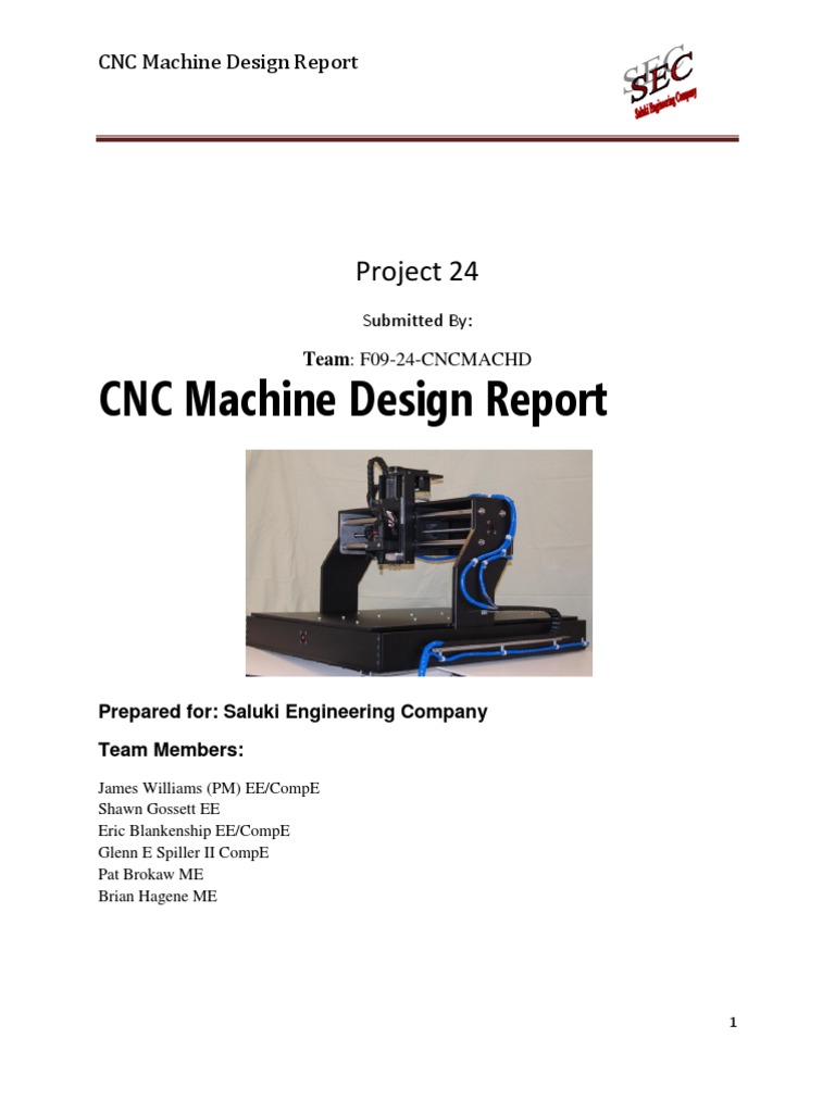 CNC Machine Design Report | PDF | Bearing (Mechanical) | Force