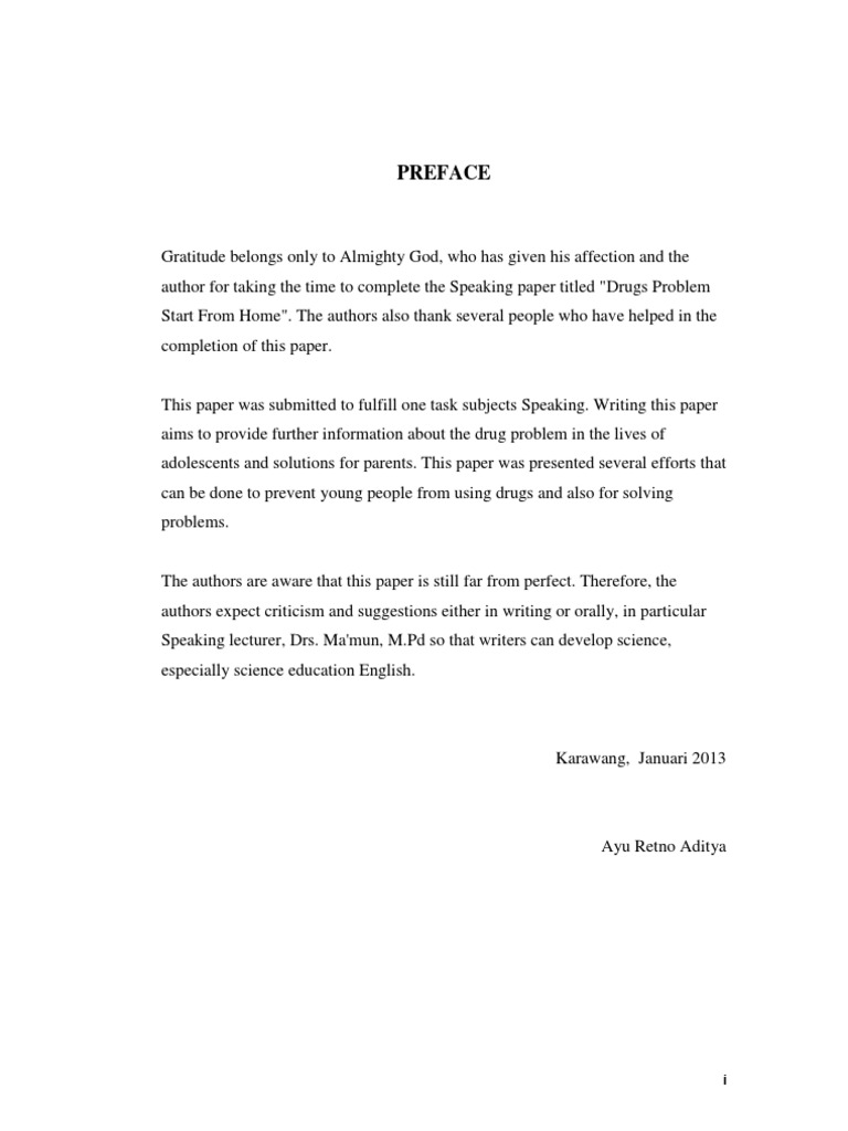 Contoh PREFACE-OK | PDF