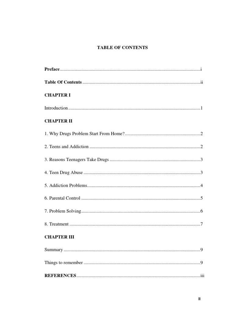 Contoh Table of Contents-Ok | PDF