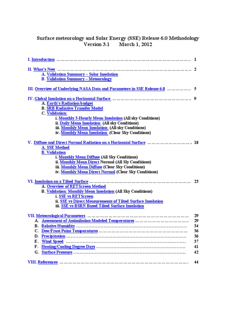 Sse 6 Methodology | PDF | Meteorology | Atmosphere Of Earth