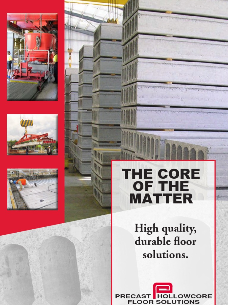 Precast Hollowcore Brochure | PDF | Precast Concrete | Beam (Structure)