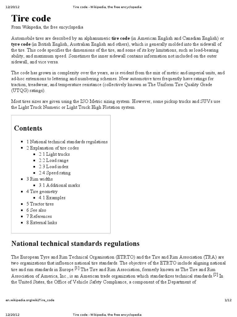 How To Read Tire Code Pdf Tire Wheel