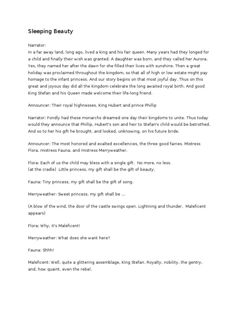 Sleeping Beauty | PDF | Sleeping Beauty